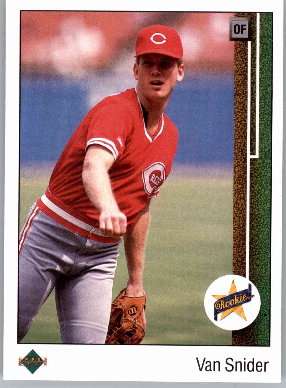 1989 Upper Deck 23 Van Snider Rookie Star Rookie Card Cincinnati Reds | eBay