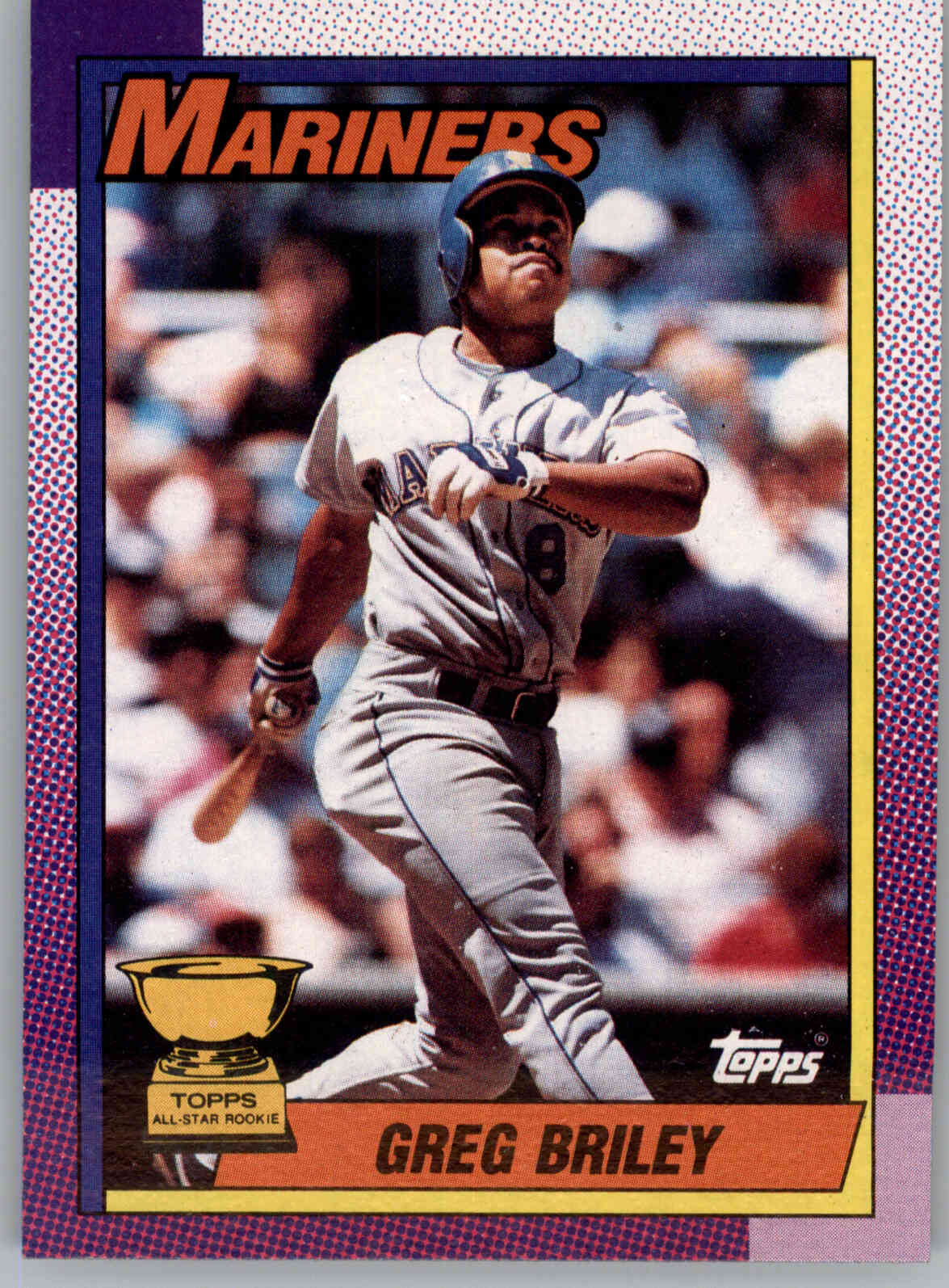 1990 Topps 288 Greg Briley All Star Rookie Seattle Mariners | eBay.de