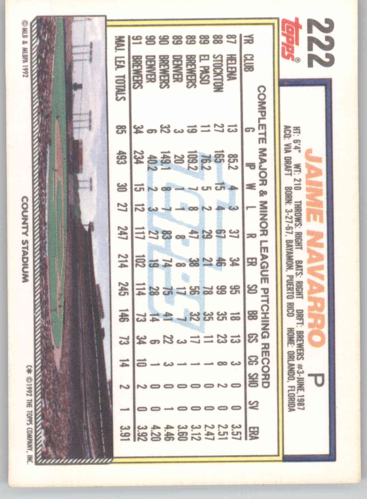 1992 Topps Baseball You Pick NM 1-792 | eBay